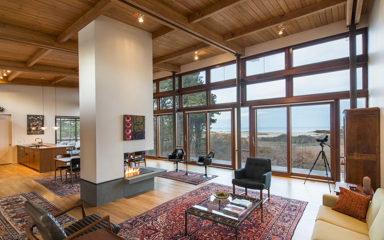 A Coastal Retreat Defined by Danish Modern Design - Mid Century Home