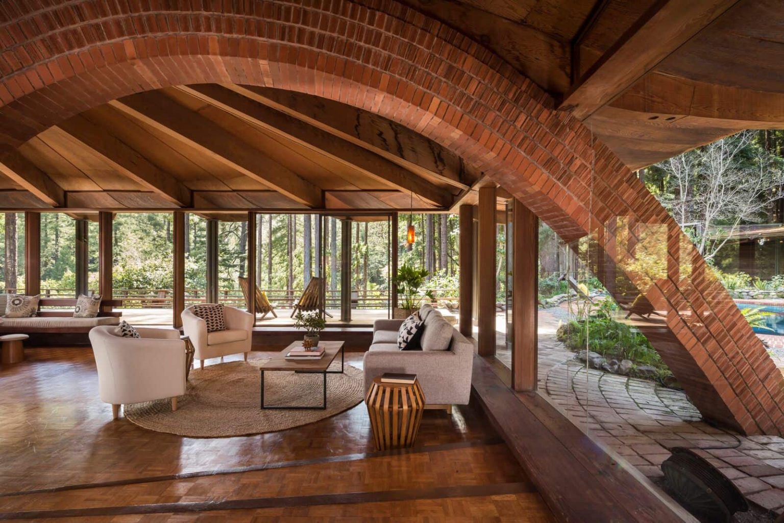 Liebermann's Mill Valley House Has a Strong Frank Lloyd Wright ...
