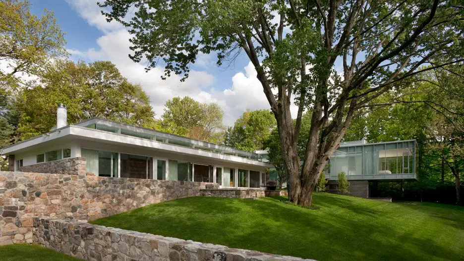 Marcel Breuer Designed House in New Canaan Connecticut - Mid Century Home
