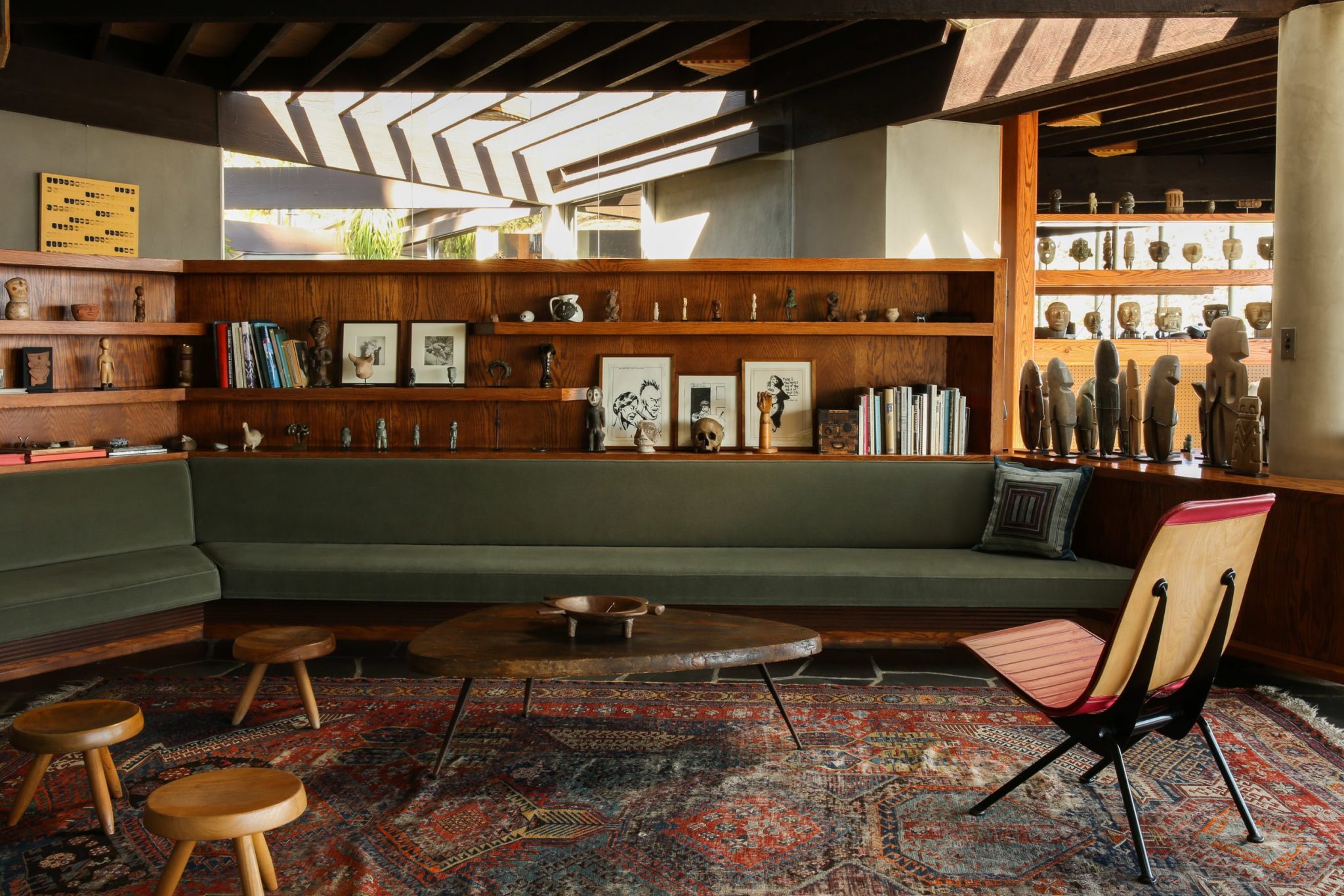 Inside the John Lautner Harpel House, Hollywood Hills - Mid Century Home