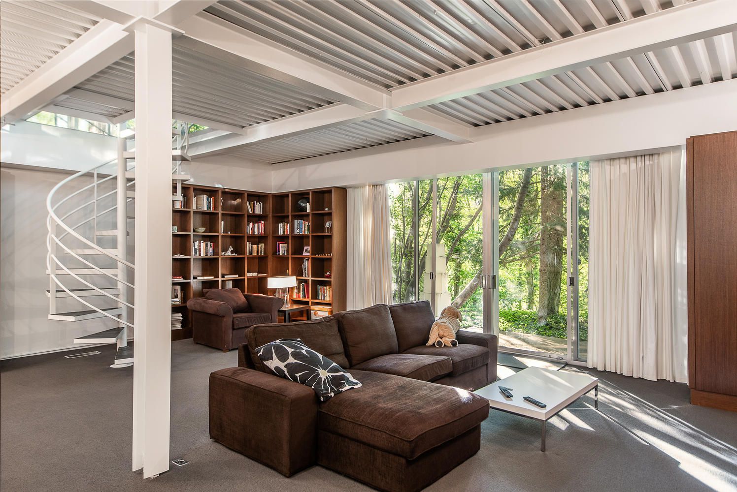 When Two Become One: A Glass Box House in Salt Lake City - Mid Century Home