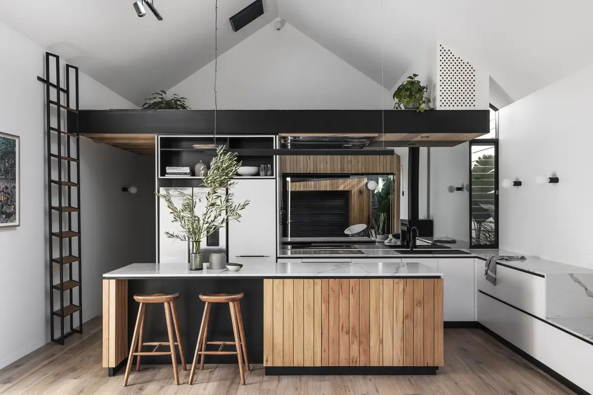 Contemporary Small-Sized House Goes Big on Style - Mid Century Home