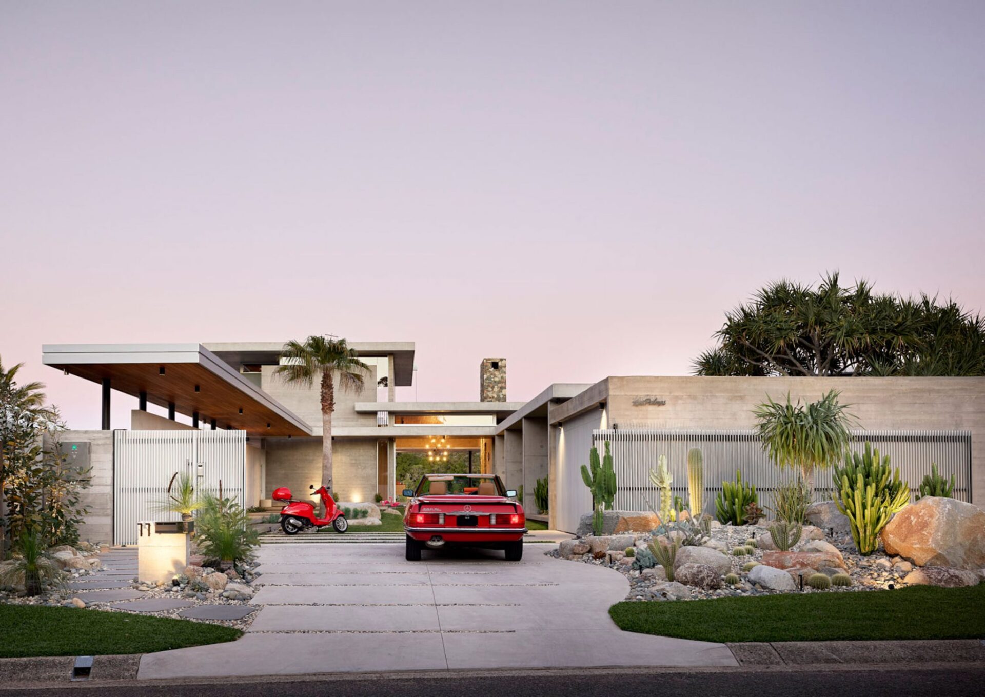 A Queensland Home Inspired by Palm Springs Modernism - Mid Century Home