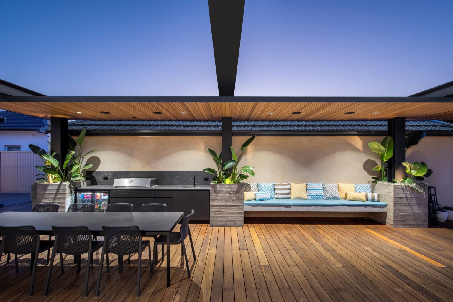 Concrete and Cantilevers Brings Life to This 1950s Home - Mid Century Home