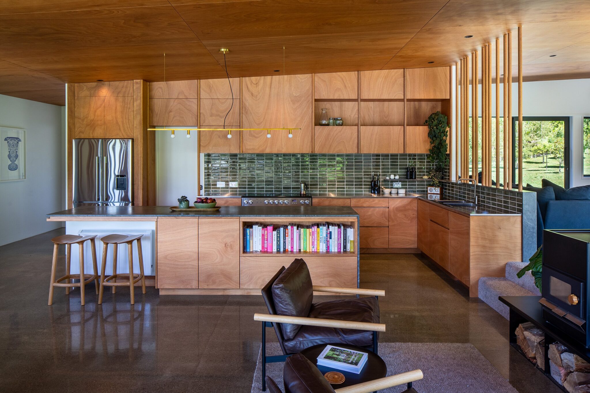 A Modern Home Seamlessly Integrated with Nature's Beauty - Mid Century Home