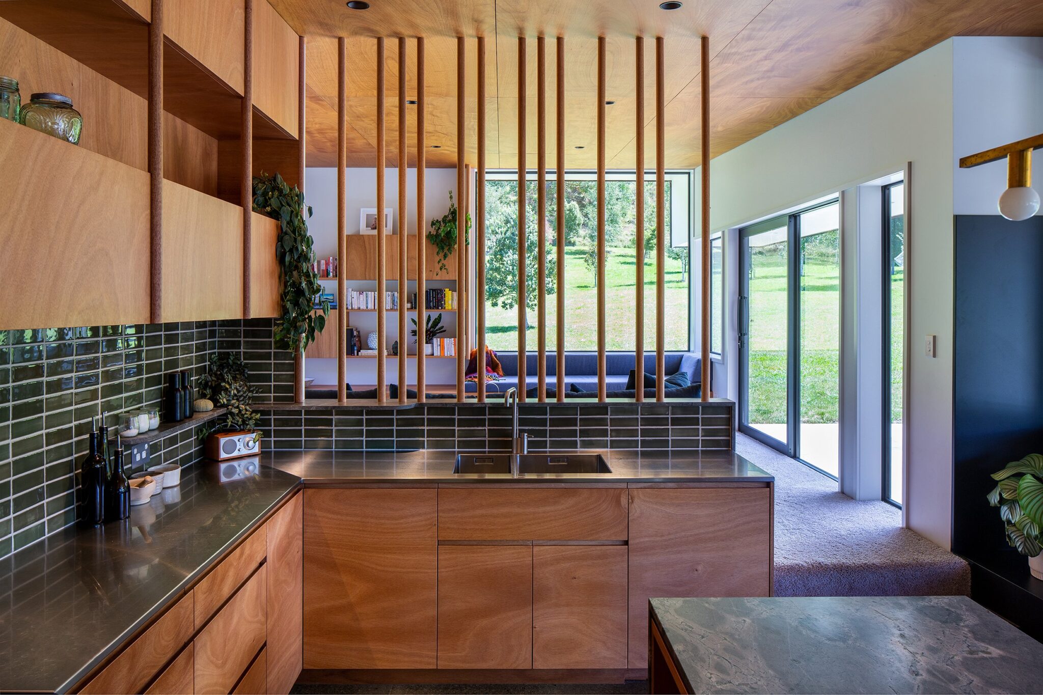 A Modern Home Seamlessly Integrated with Nature's Beauty - Mid Century Home