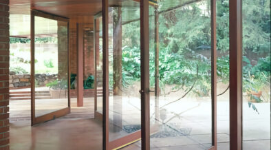 Schaffer Residence, designed by John Lautner - living room - Mid ...