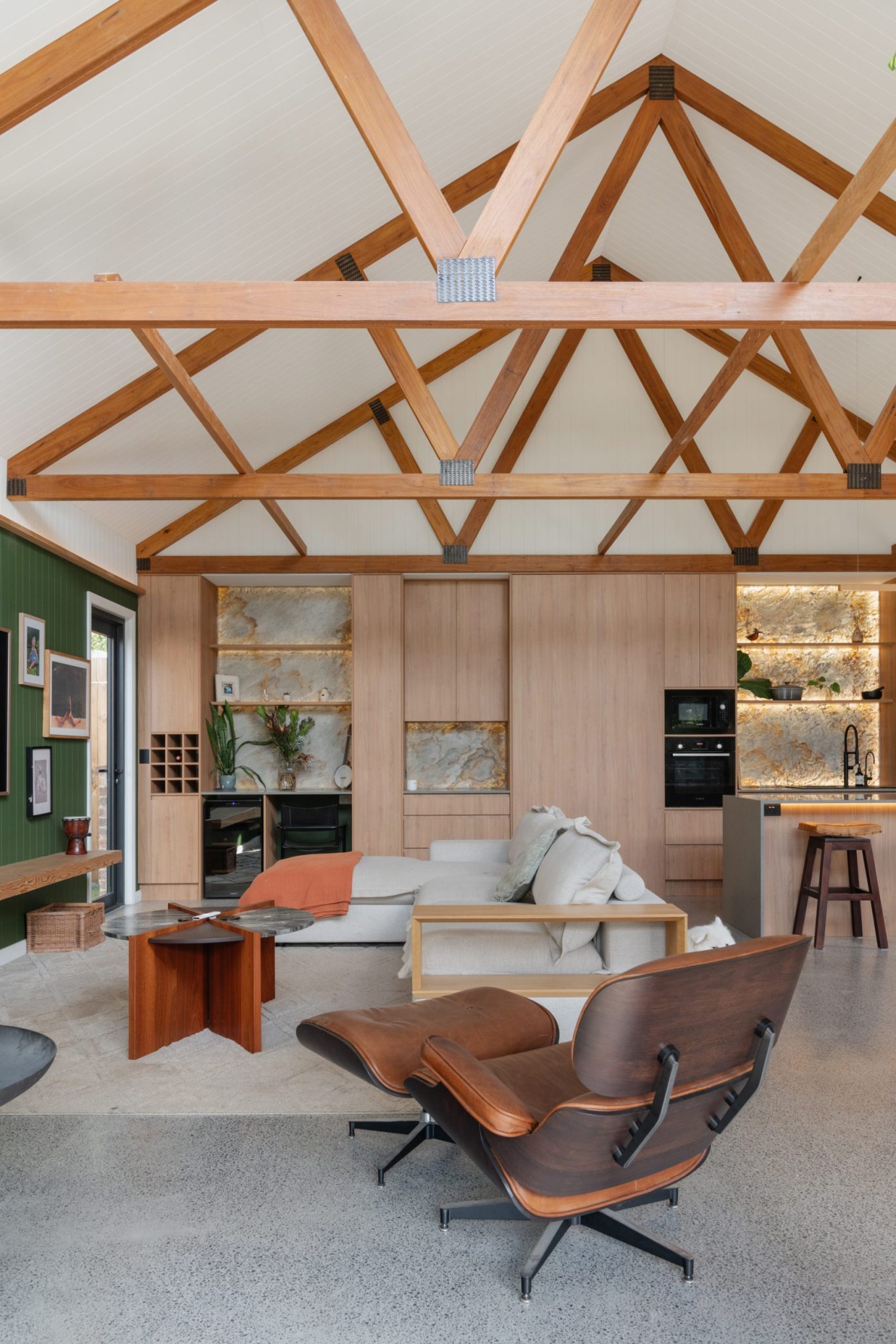 A Coastal Home Shaped by Farmhouse Ideas - Mid Century Home